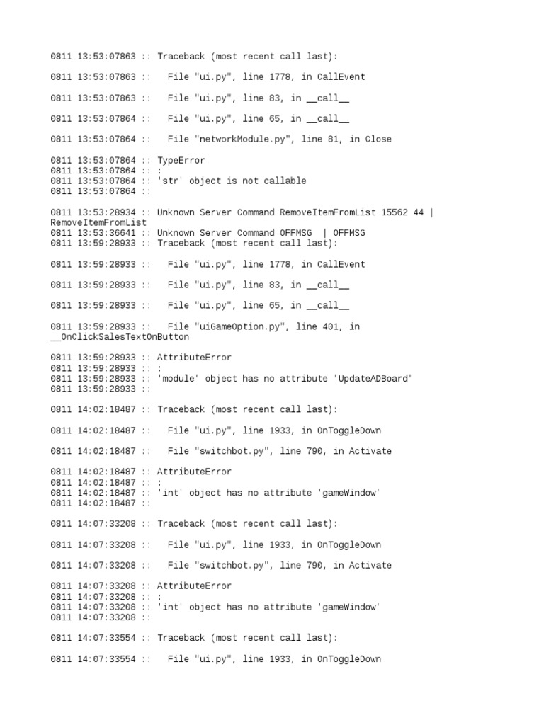 Syserr | PDF | Filename | Application Software