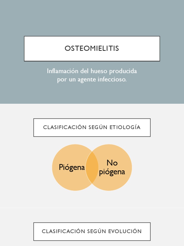 Osteomielitis Guía Completa Pdf Hueso Ciencias De La Salud