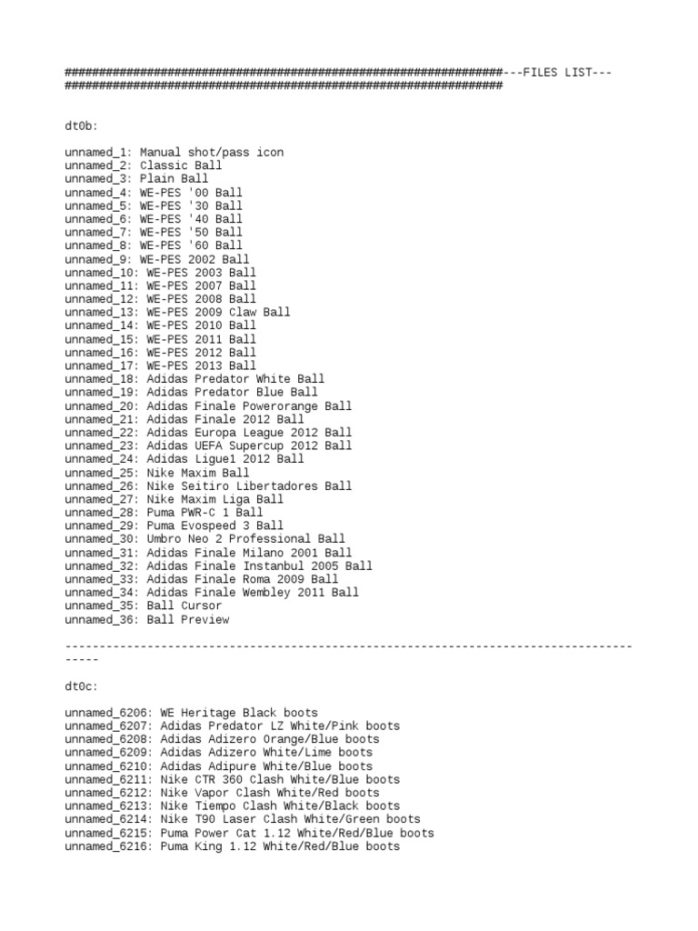 filelist-pes-2013-pdf-football-teams-sports-teams