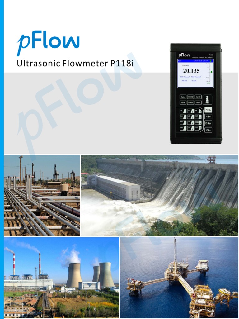 Portable Ultrasonic Flowmeter P118i | PDF | Flow Measurement | Ultrasound