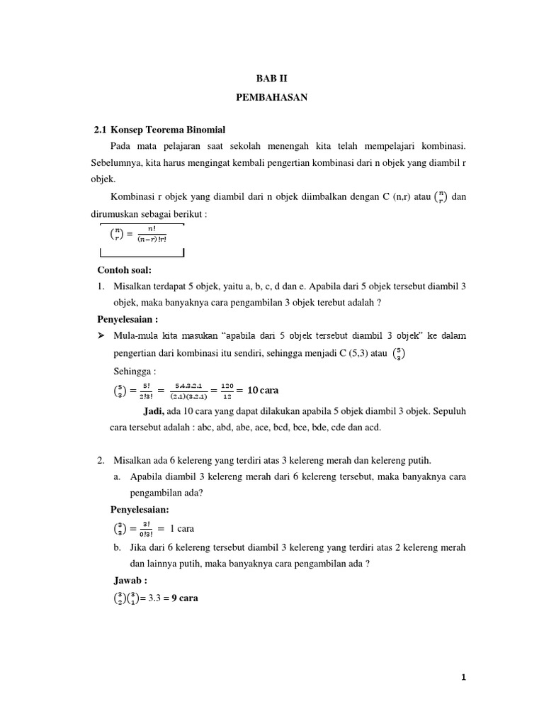 Teo. Binomial | PDF