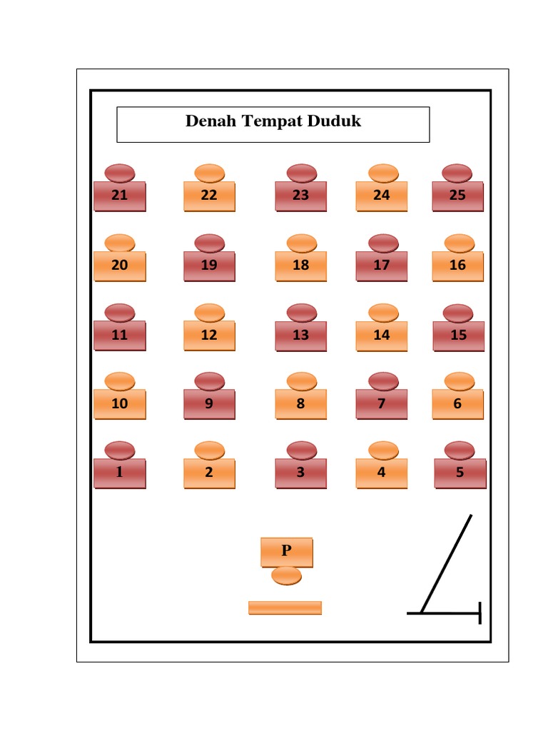 Denah Tempat Duduk | PDF