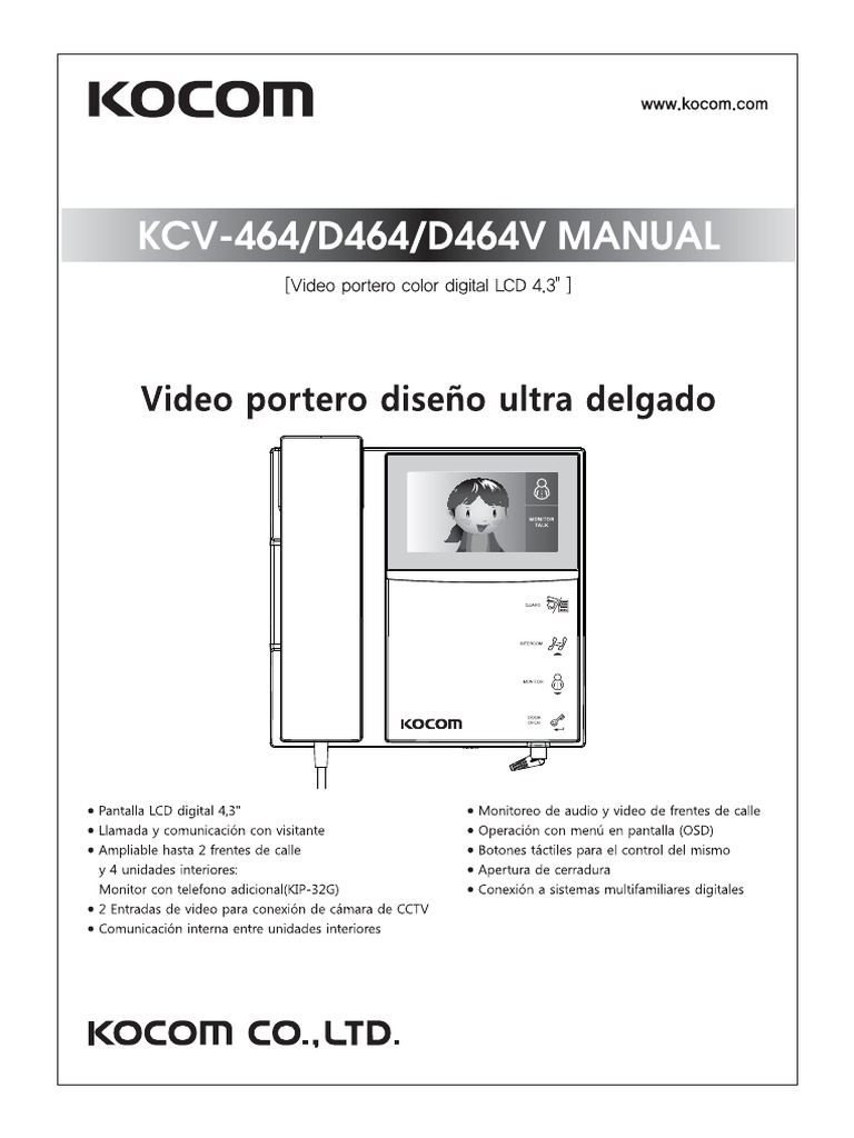 KCV-464 M Esp PDF | PDF