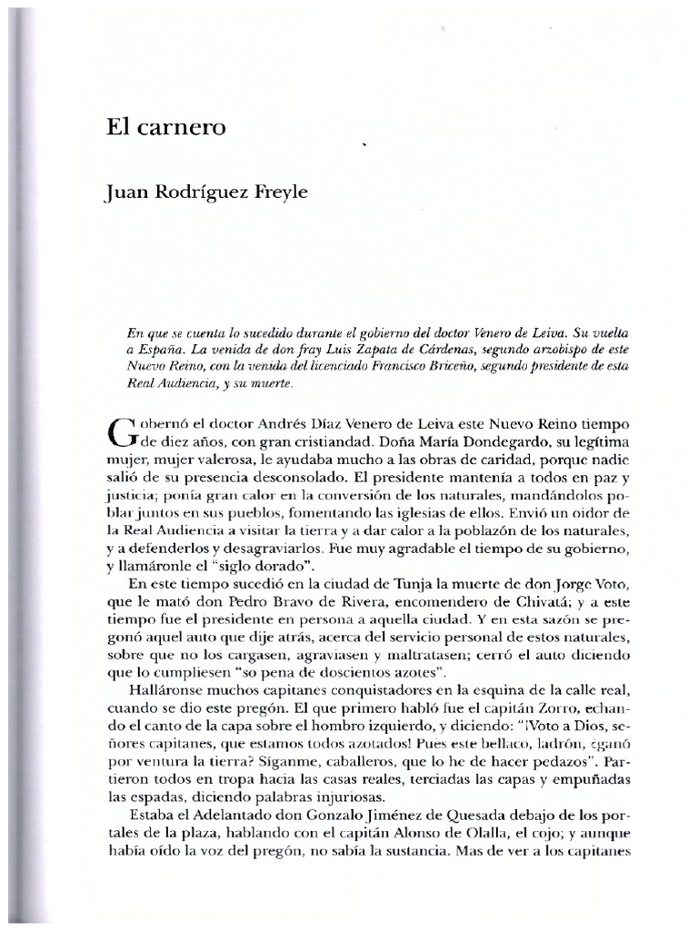 El Carnero PDF | PDF