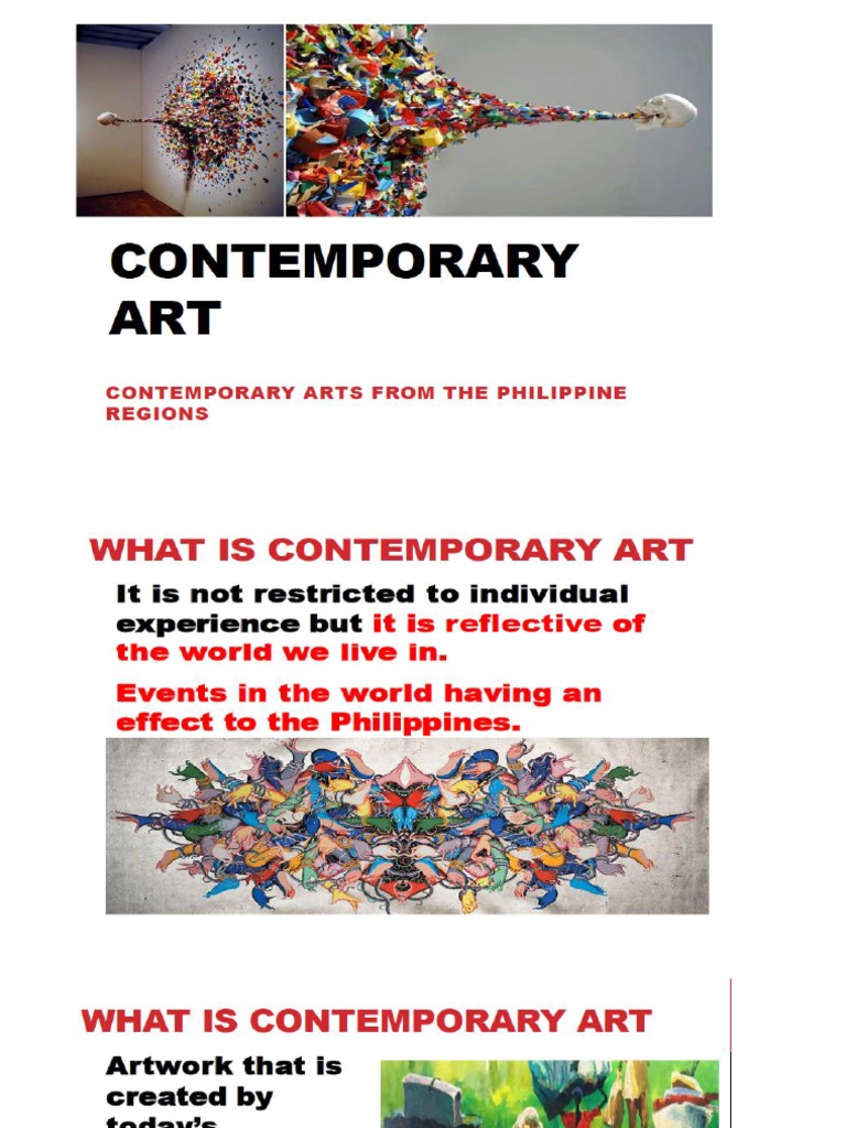 Elements and Principles of Contemporary Arts | PDF