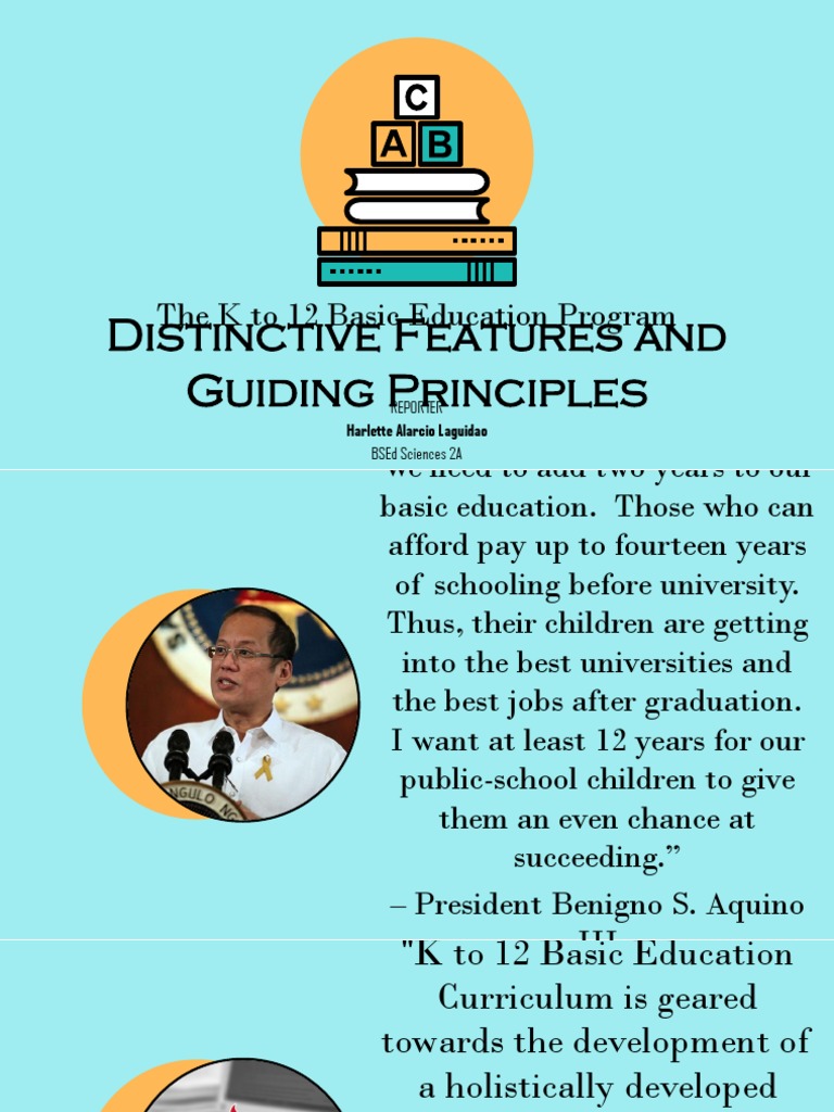 K to 12 Curriculum: Key Features & Principles | PDF | Curriculum | Teachers