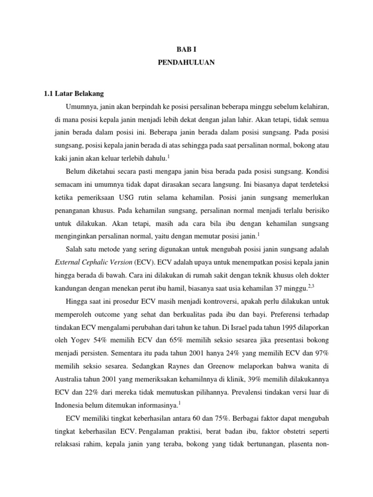 External Cephalic Version (ECV) | PDF