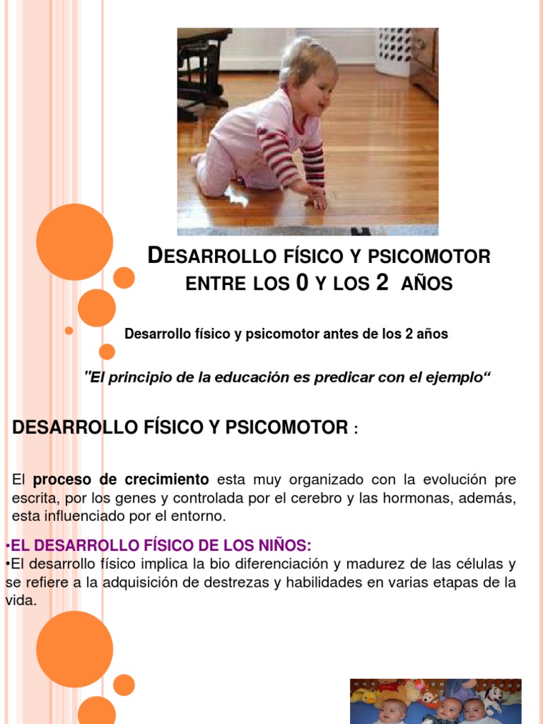 Desarrollo Fisico y Psicomotor de Los 0 A Los 2 Años | Descargar gratis PDF | Aquisición de ...