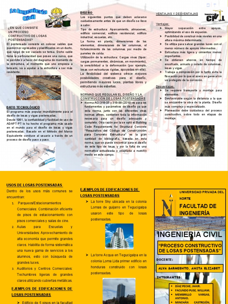 Triptico Estructuras | PDF | Diseño | Ingeniería