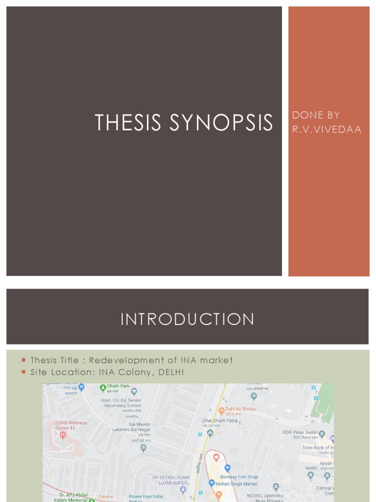 Thesis Synopsis - Vivedha | PDF | Retail | Engineering
