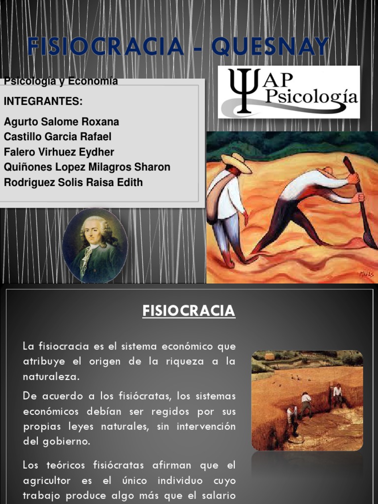 Fisiocracia: Teoría y Principios Clave | PDF | Riqueza | Economias