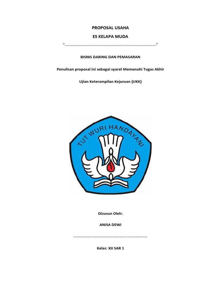 Proposal Usaha Es Kelapa | PDF