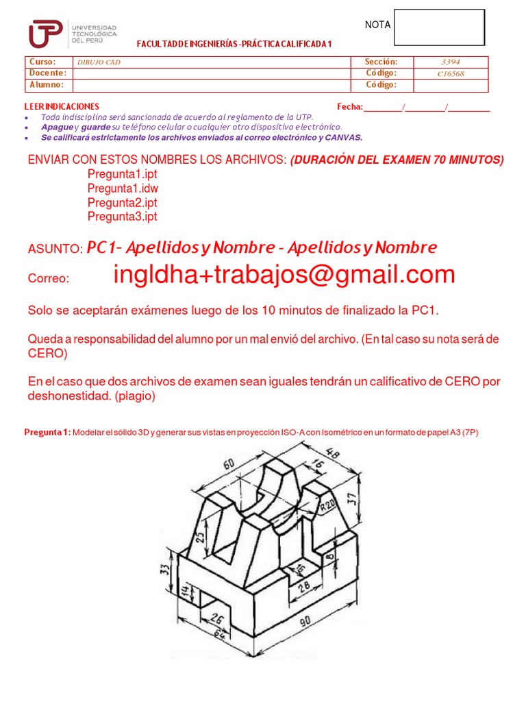 Examen PC1 2018 2a | PDF