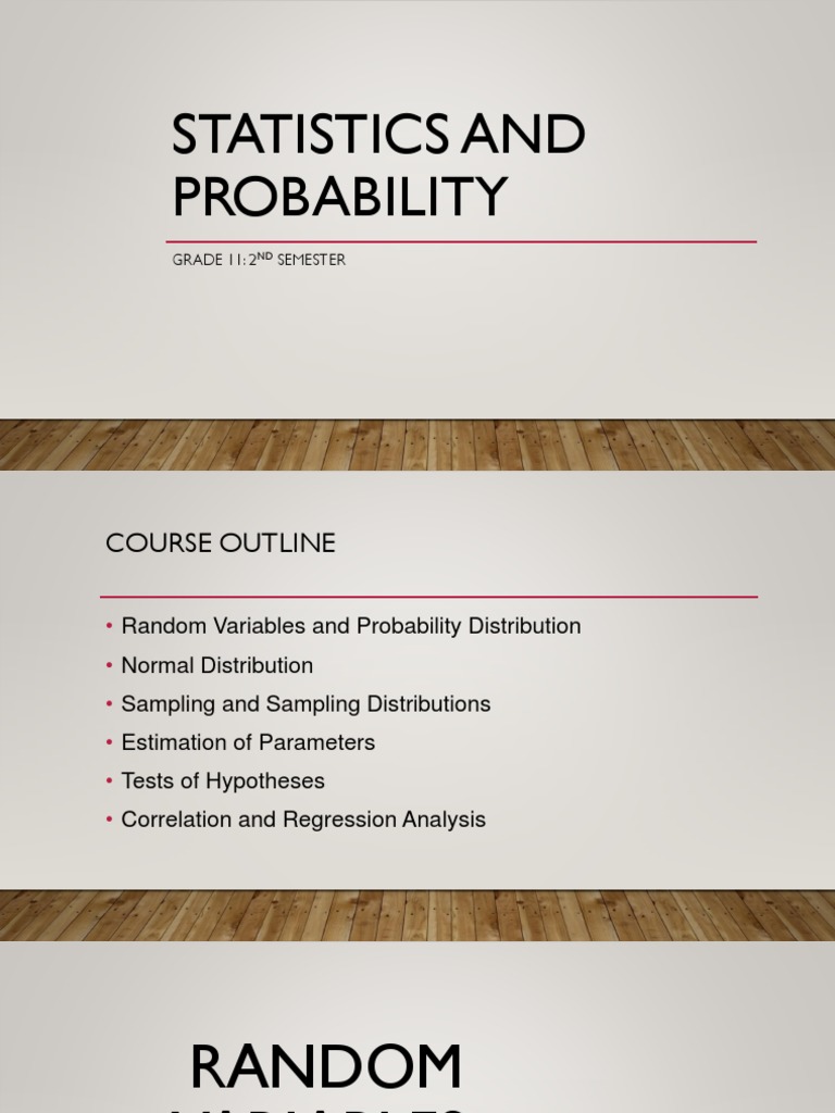 Random Variable | PDF | Random Variable | Probability Distribution