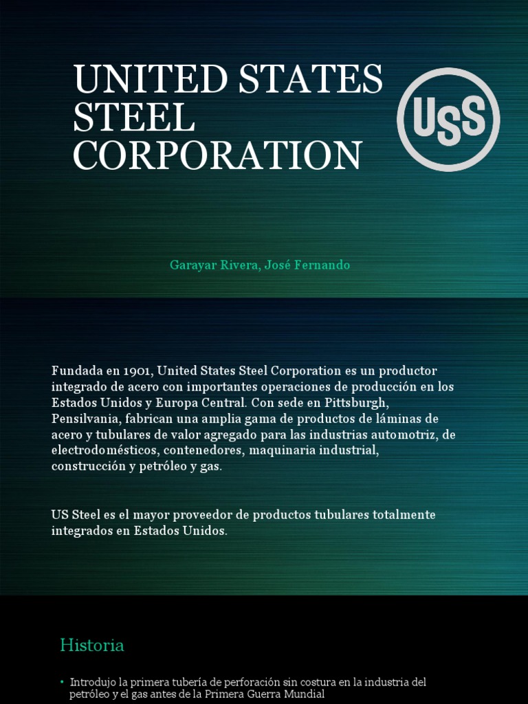 United States Steel Corporation | PDF | Acero de EE. UU. | Acero