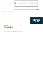 DW01-P DataSheet V10 PDF | PDF | Mosfet | Lithium Ion Battery