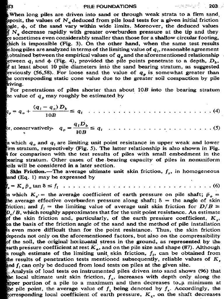 Bearing Capacity and Settlement of Pile Foundations Meyerhof F Asce PDF ...