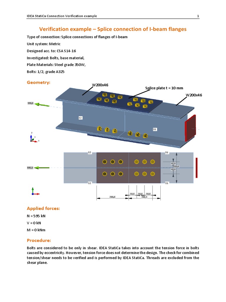 Bolted Connection | PDF