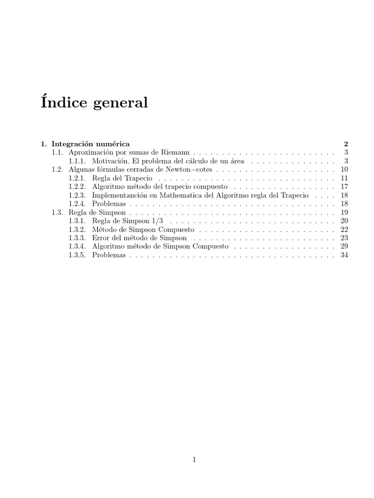 006 MetNum IntegracionNumerica | PDF | Integral | Análisis
