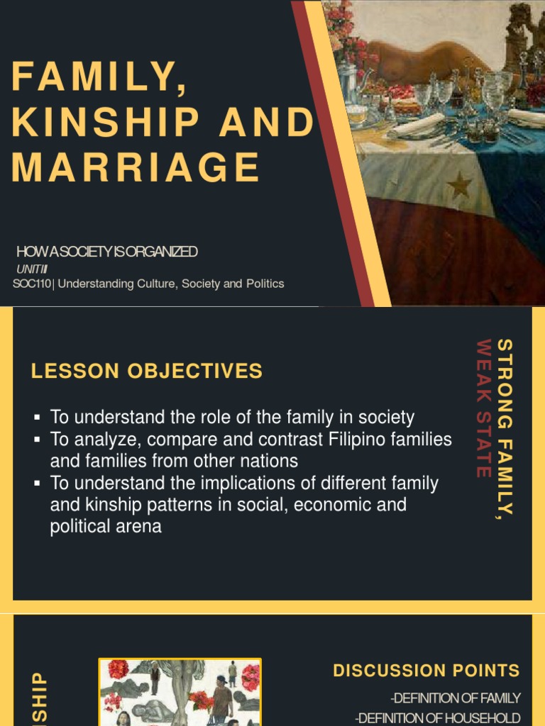 Soc 110 Family Kinship Marriage | PDF | Family | Kinship