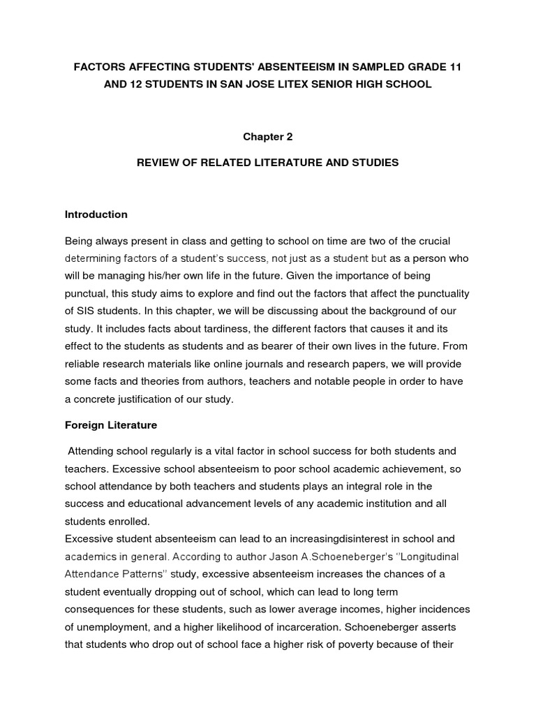 Chapter 2-Rrl and Studies | PDF | Teachers | Psychological Concepts Chapter 2-Rrl and Studies | PDF | Teachers | Psychological Concepts