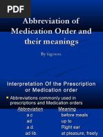 Understanding Pharmacy Sig Codes | PDF | Litre | Health Care