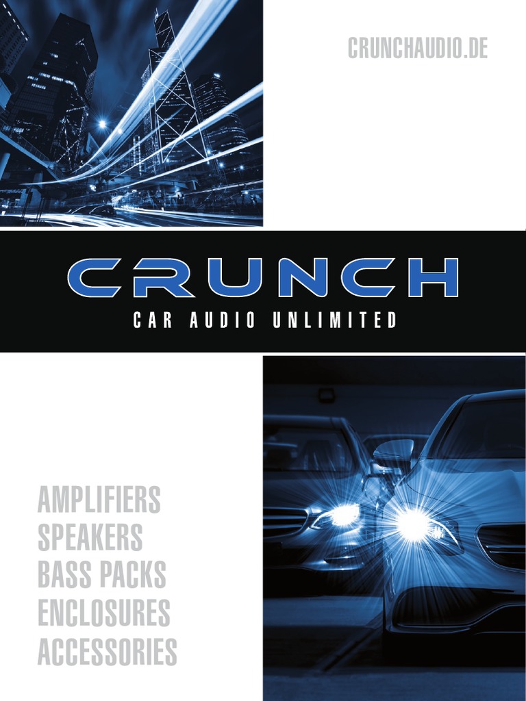 Crunch Car Audio | PDF | Amplifier | Loudspeaker