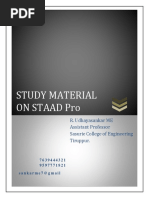STAAD.Pro Structural Analysis Manual | PDF | Structural Analysis | Truss