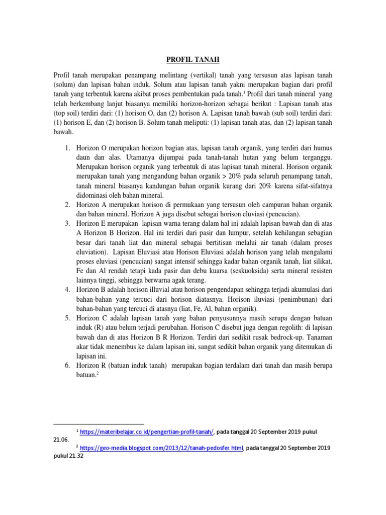 Profil Tanah | PDF