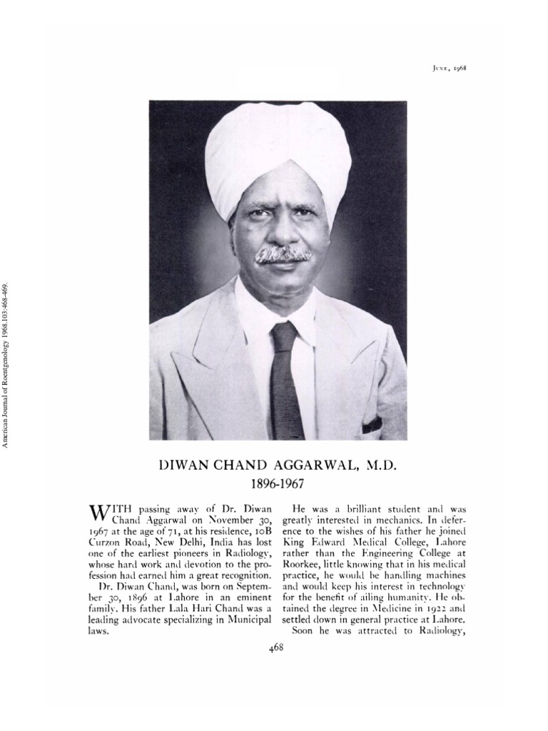 DR Diwan Chand Aggarwal | PDF | Image Processing | Radiology