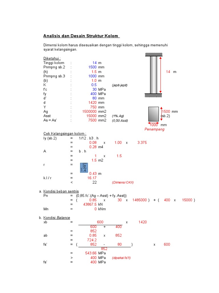 KOLOM & Diagram Interaksi | PDF