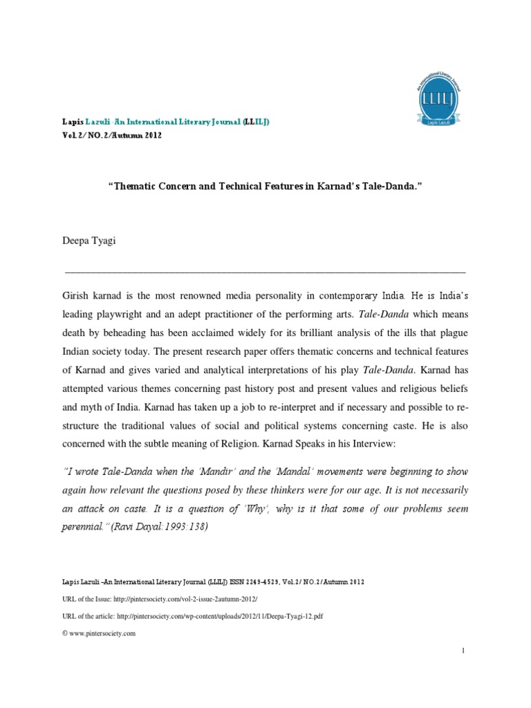 Tale Danda | PDF | Caste | Religion And Belief