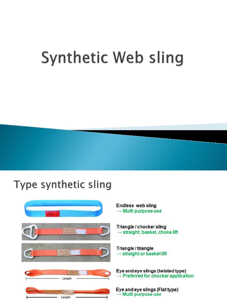 Warna Kode Material Sling dan Petunjuk Penggunaannya | PDF