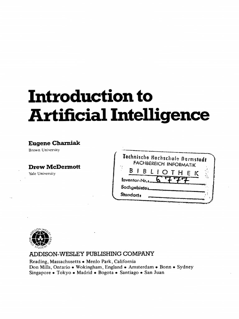 Introduction To Artificial Intelligence PDF | PDF | Parsing | First ...