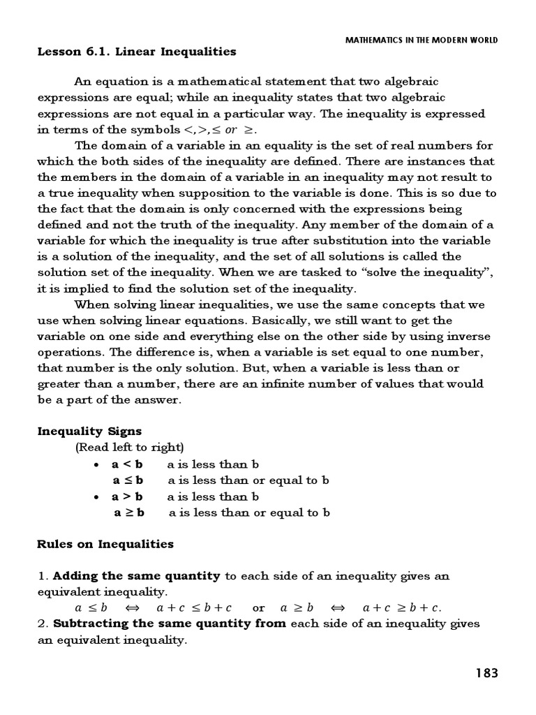 Chapter 5 Linear Programming Pdf Inequality Mathematics Linear Programming 3473