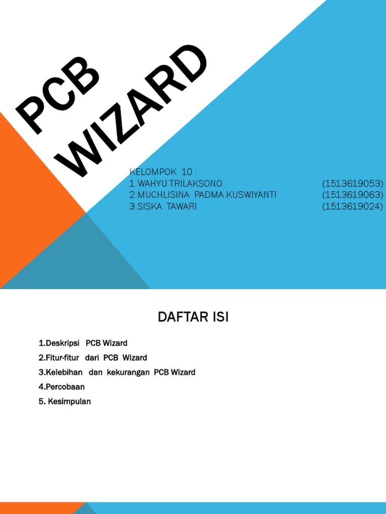 PCB Wizard | PDF