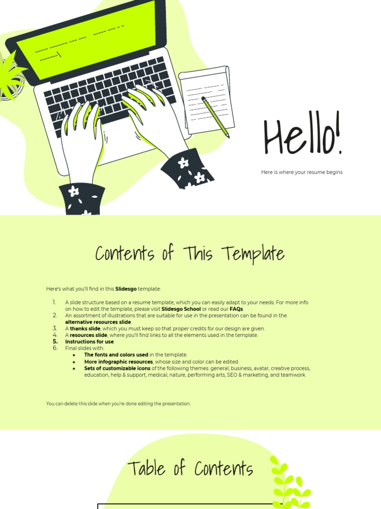 High School Resume by Slidesgo | PDF | Planets | Solar System