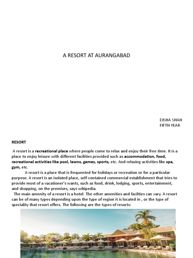 Presentation Resort | Download Free PDF | Resort | Tourist Attractions