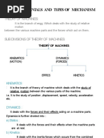 Machine Elements - Module 1 PDF | PDF | Machines | Kinematics