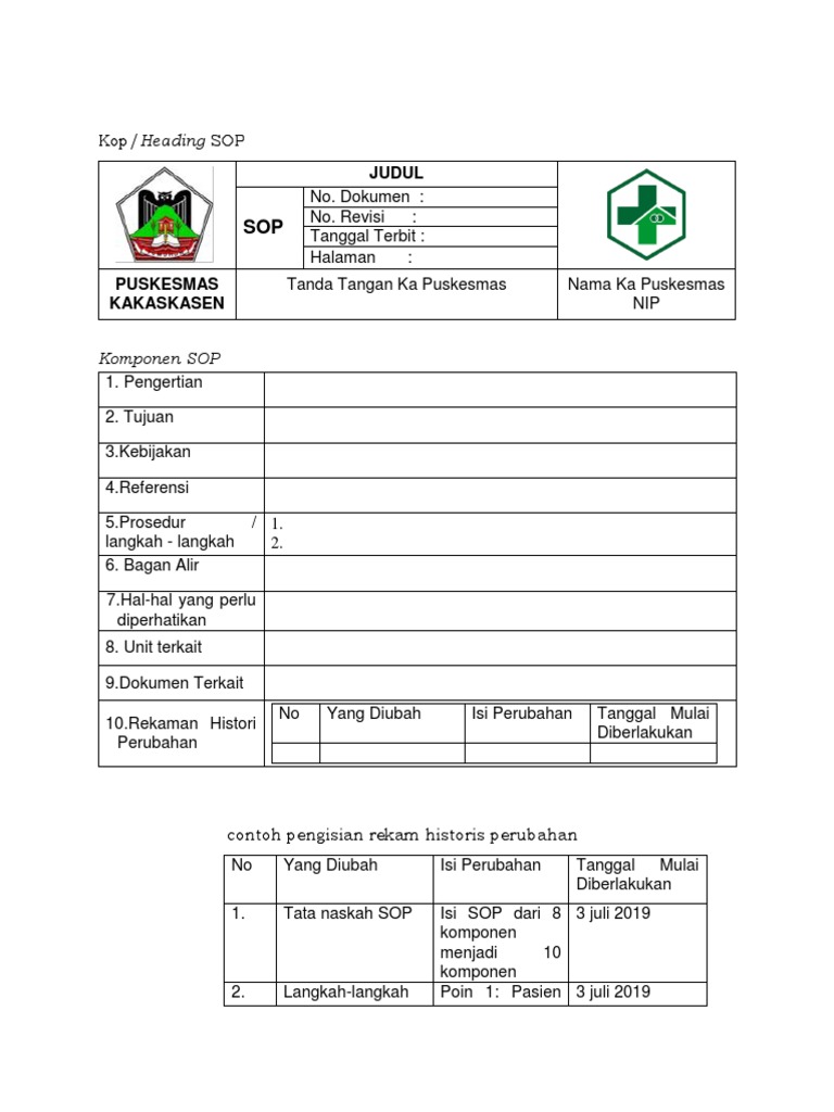 Kop SK Dan Sop, Kak, Pedoman, Panduan | PDF