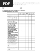 PDF Academic Performance Questionnaire | PDF