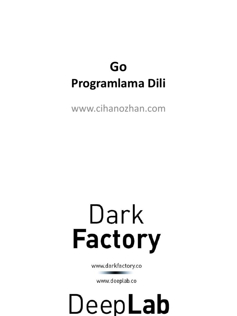 Go Programlama Dili | PDF