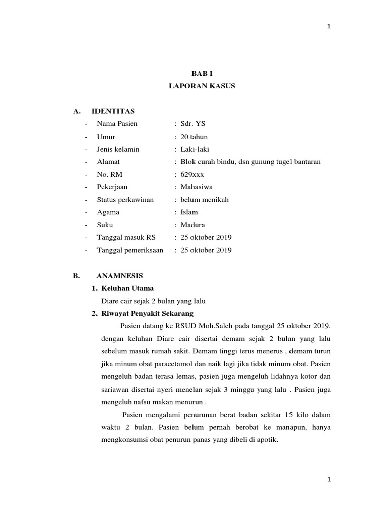 Lapsus Interna Hiv + Candidiasis Oris | PDF