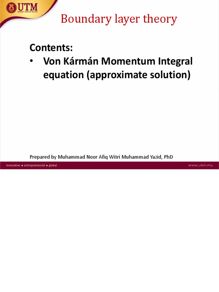 Lecture 5 Boundary Layer Theory 4 PDF | PDF | Boundary Layer | Fluid Dynamics