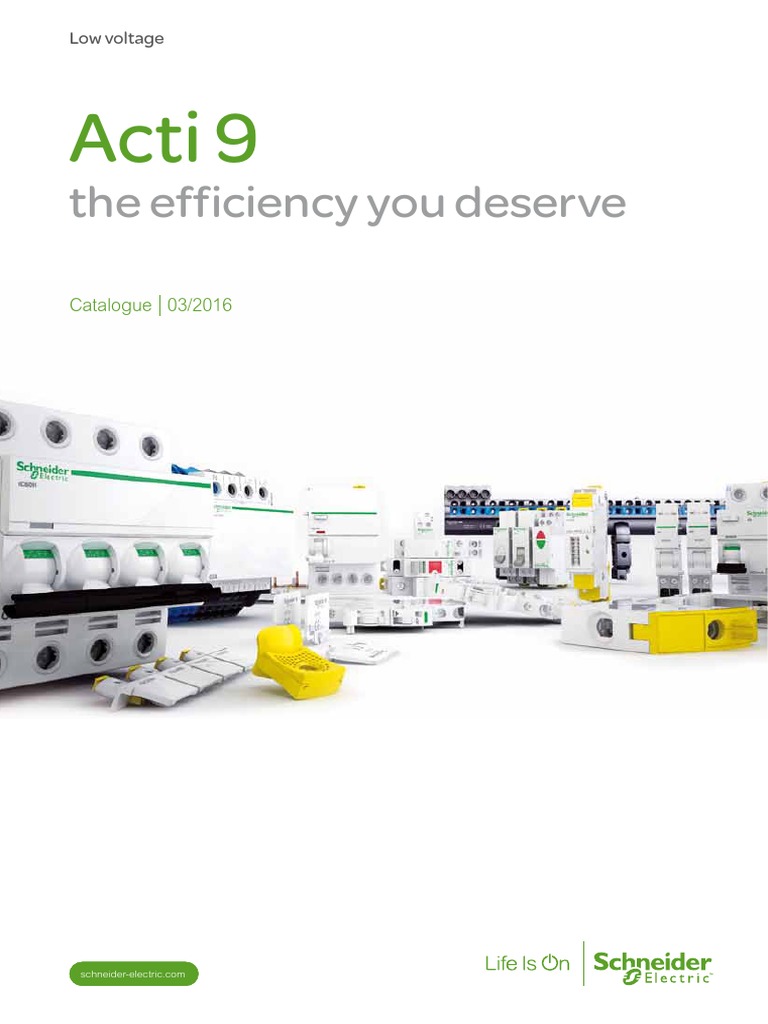 Acti9 Catalogue 2016 | PDF | Alternating Current | Force