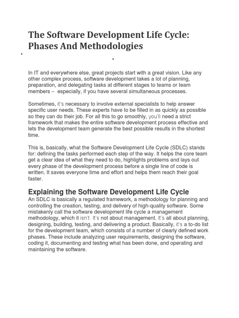 Software Development Essentials | PDF | Software Development Process | Agile Software Development