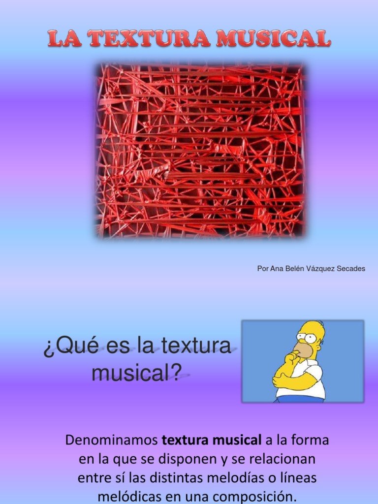 Tipos de Textura Musical | PDF