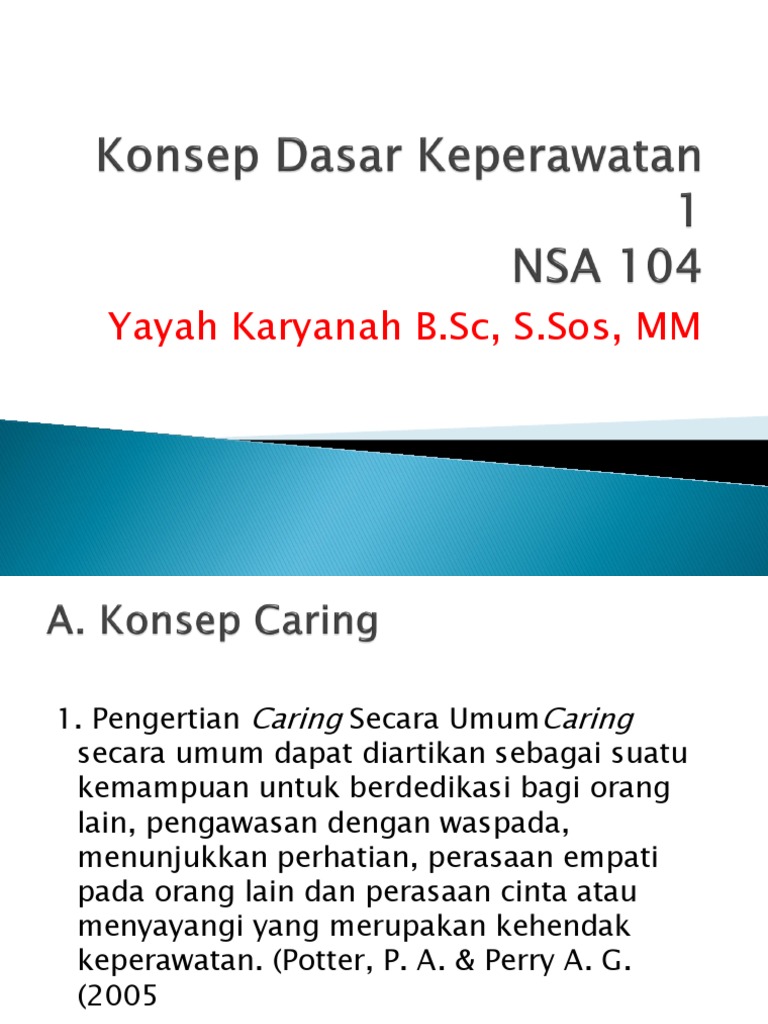 Konsep Caring Dan Teori Keperawatan Tentang Caring 1 | PDF Konsep Caring Dan Teori Keperawatan Tentang Caring 1 | PDF