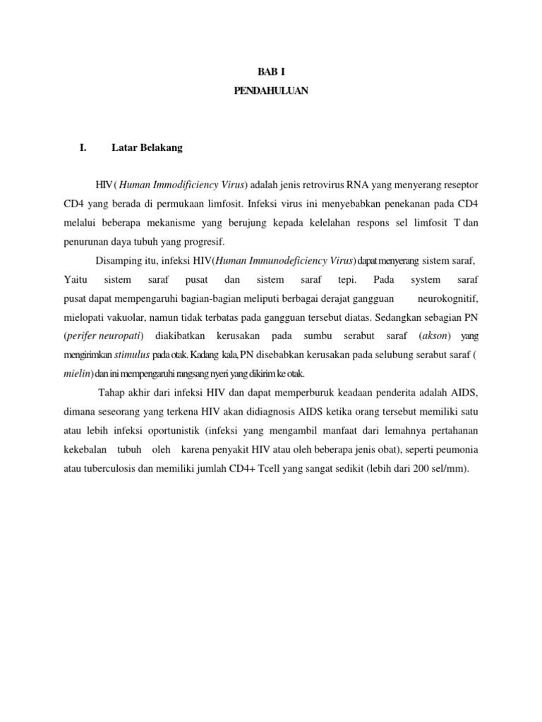 HIV Dengan Komplikasi Neurologi | PDF