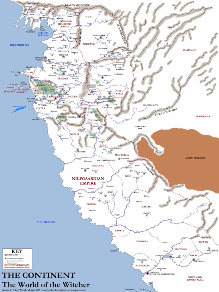 The Witcher Map | PDF